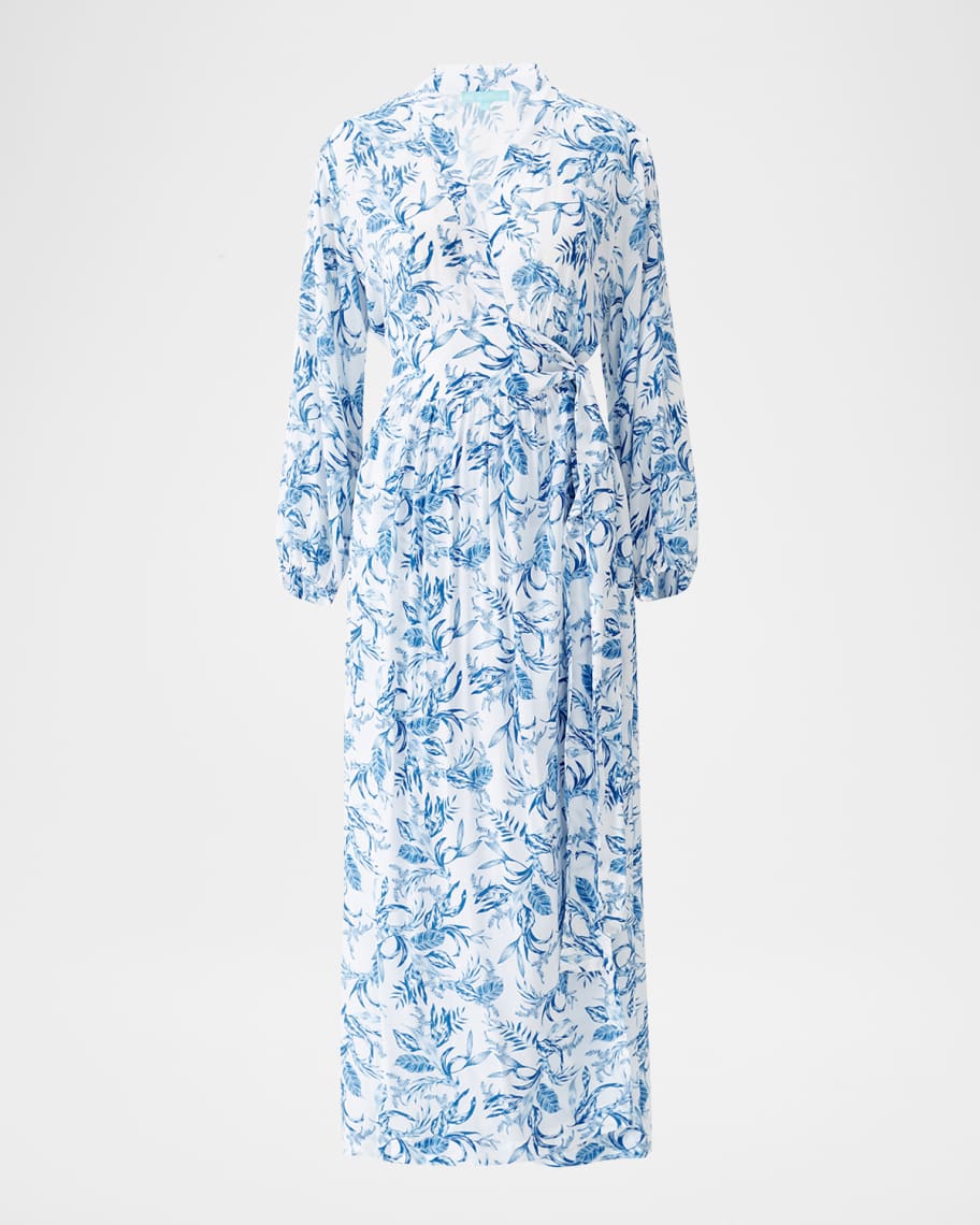 Melissa Odabash Rachel Wrap Maxi Dress | Neiman Marcus