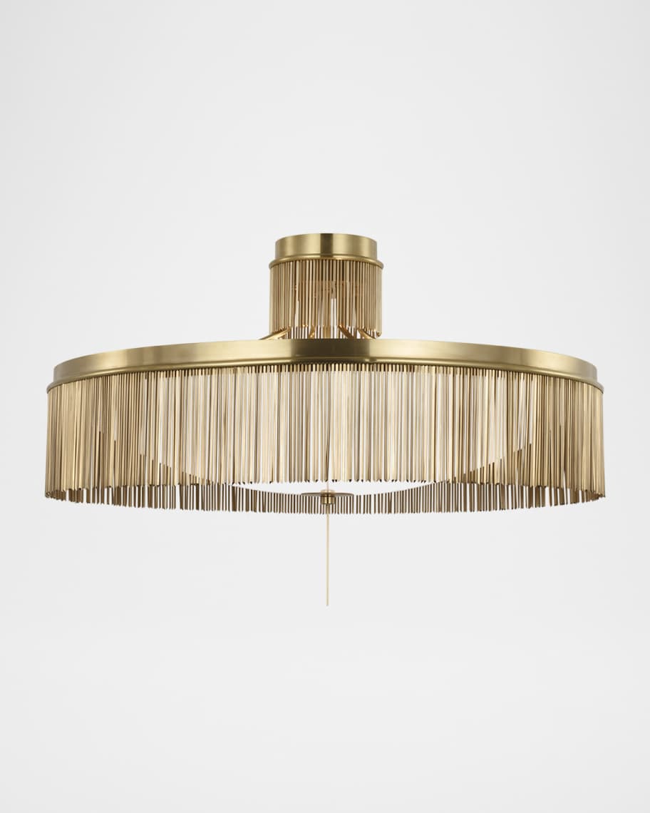 Visual Comfort Signature Sutton 32" 3-Light Flush Mount by Fisher ...