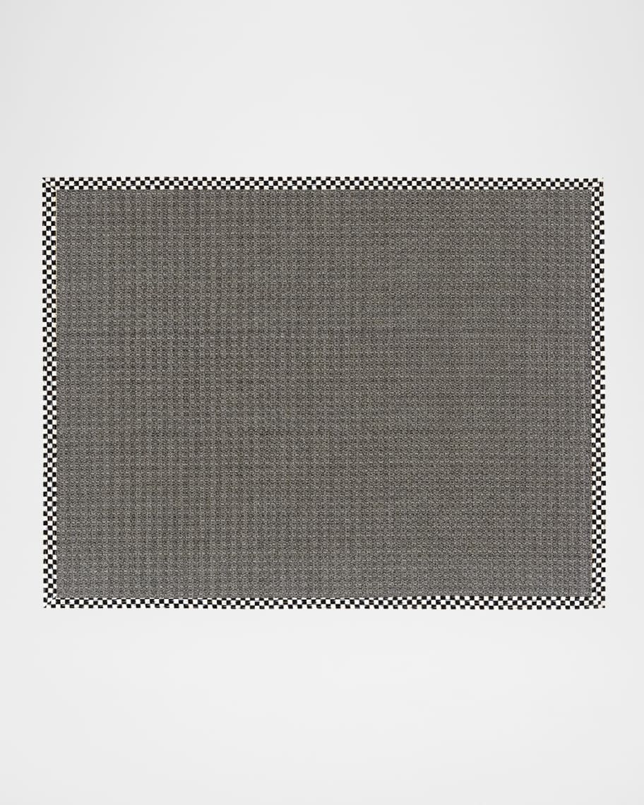 MacKenzie-Childs Courtly Check Grey Sisal Rug, 8' x 10' | Neiman Marcus