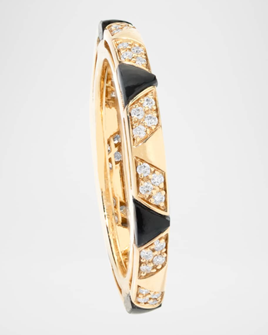 Al Zain Jewelry 18k Sadu Onyx Diamond Ring, Size 7 | Neiman Marcus