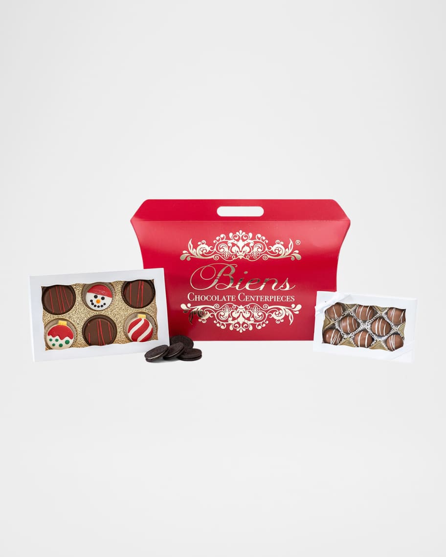 Biens Chocolate Centerpiece Christmas Custom Sandwich Cookie & Bien ...