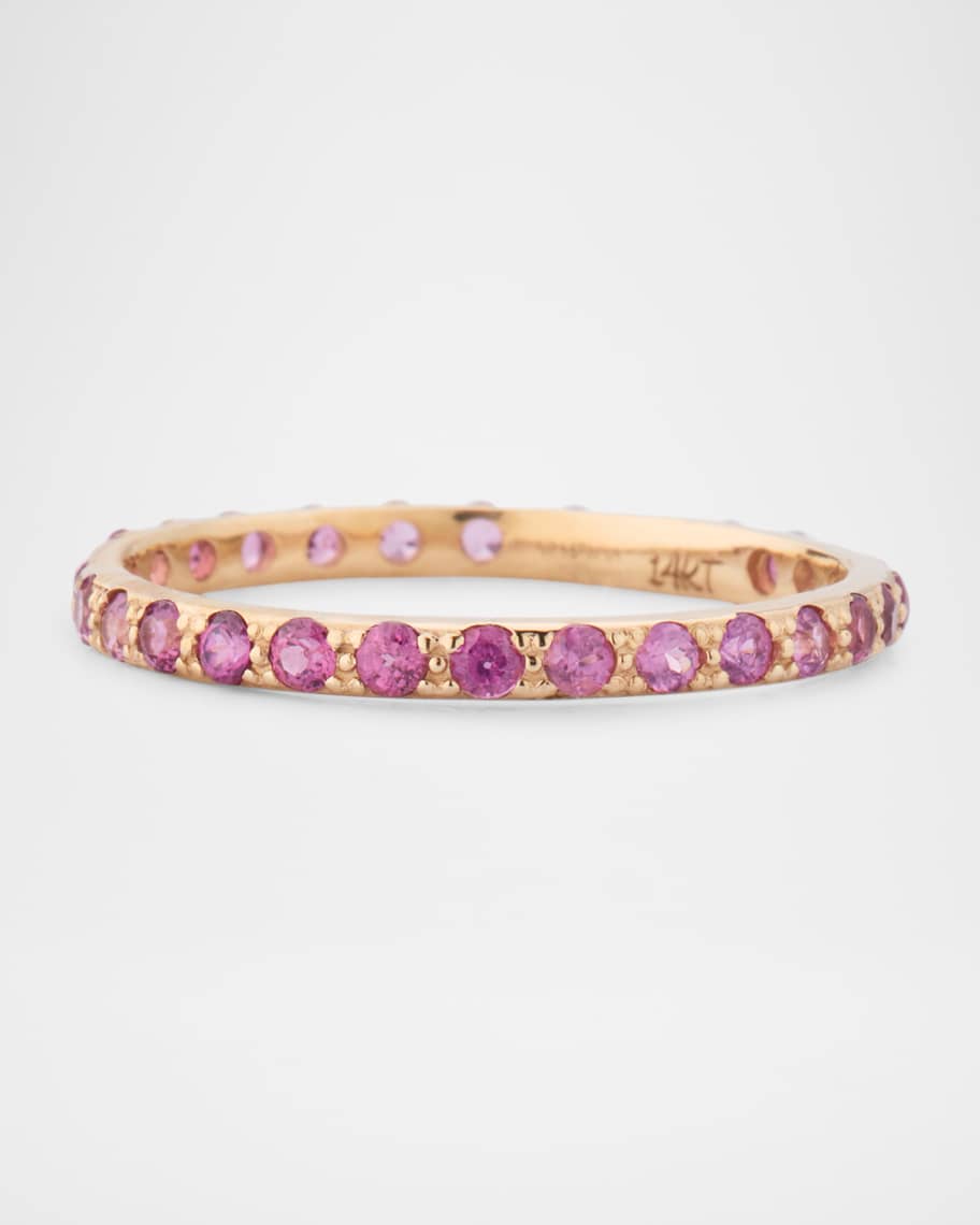 Armenta Purple Garnet Stack Band Ring | Neiman Marcus