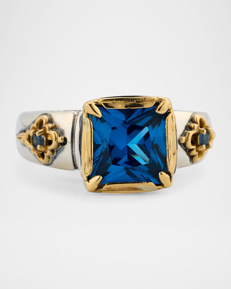 Konstantino Karia Whisper Deep Blue Spinel Ring | Neiman Marcus