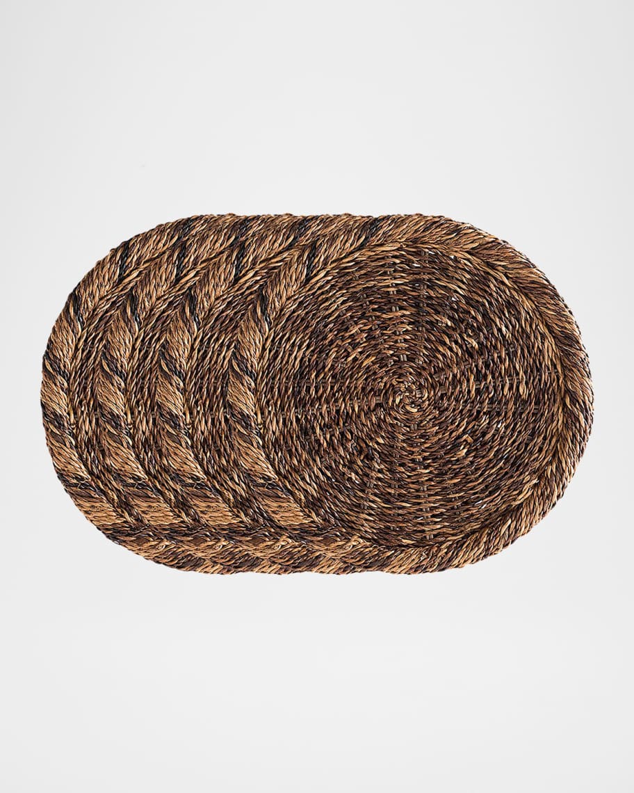 Juliska Rustic Rope Charger Plates, Set of 4 | Neiman Marcus