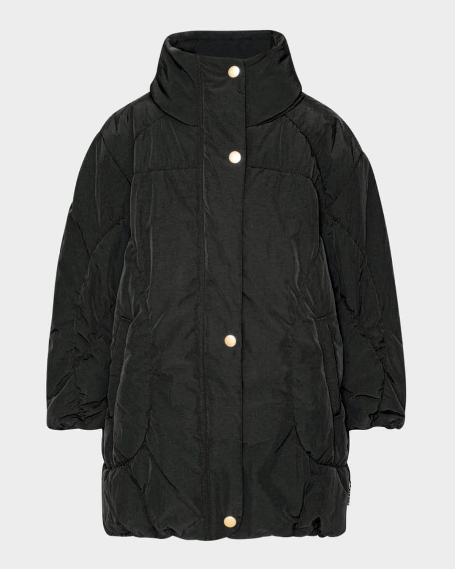 Molo Girl's Halima Quilted Coat, Size 6-7 | Neiman Marcus