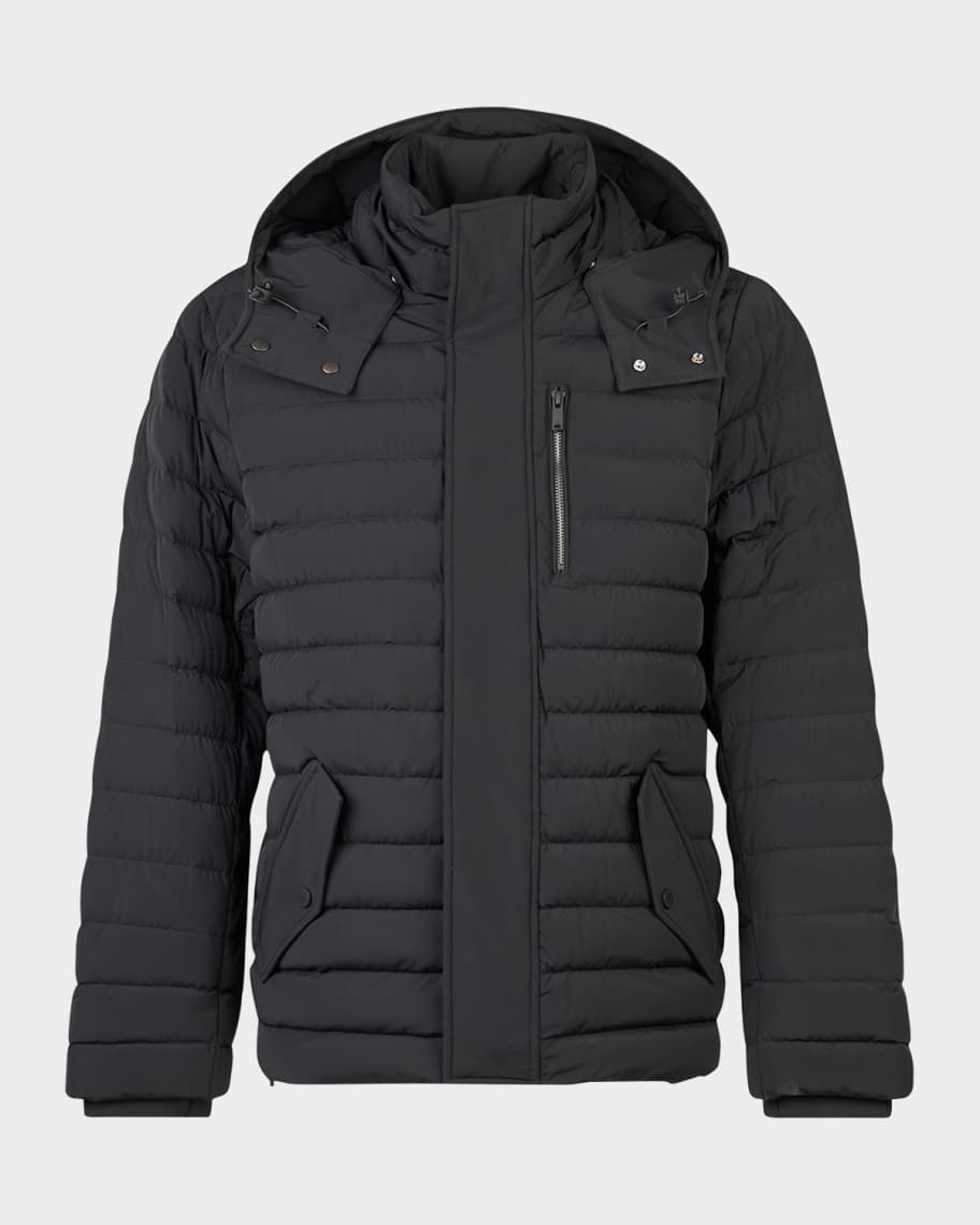 Moose Knuckles Men's Greystone Down Jacket | Neiman Marcus