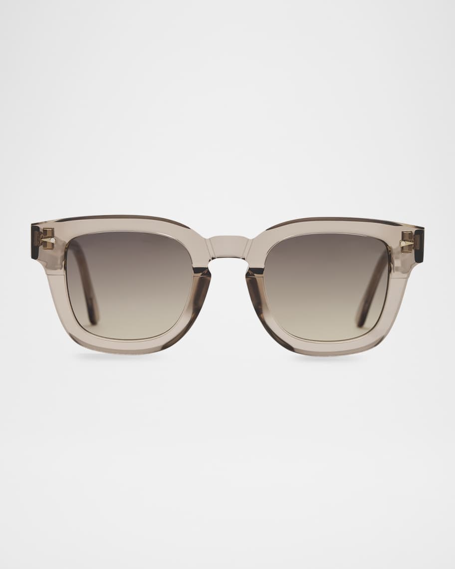 AHLEM Dragon Square Acetate & Nylon Sunglasses | Neiman Marcus