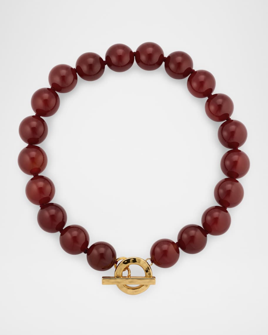 NEST Jewelry Carnelian Gemstone Statement Strand Necklace | Neiman Marcus