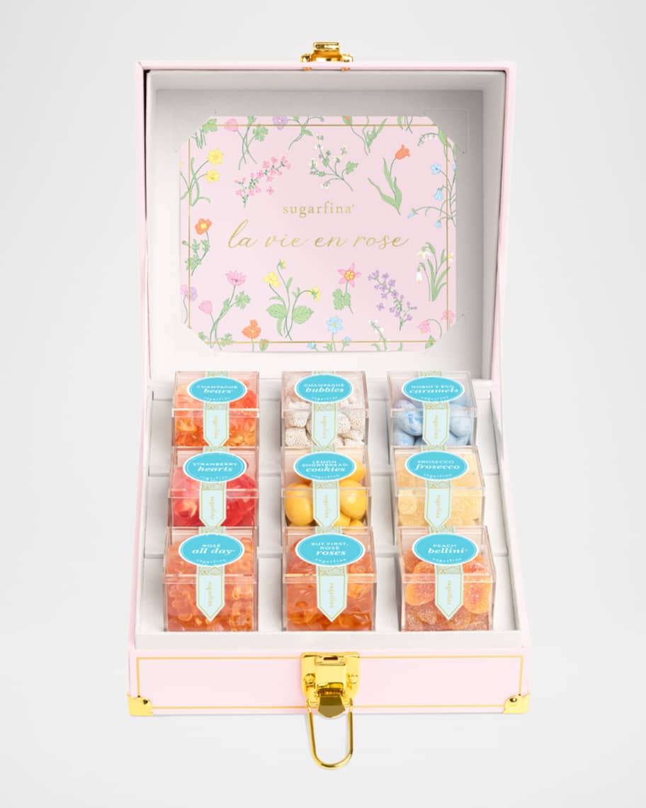 Sugarfina La Vie En Rose 9-Piece Mini Candy Trunk | Neiman Marcus
