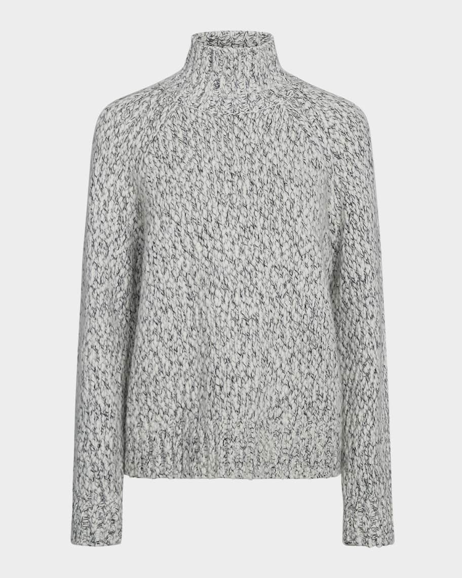 Vince Textured Marl Turtleneck Sweater | Neiman Marcus