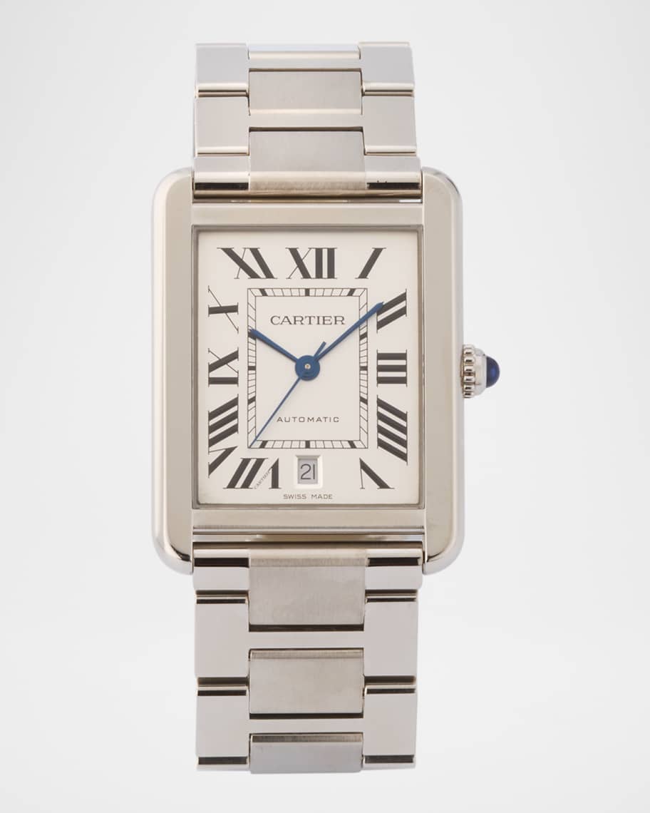 Vintage Watches Cartier Stainless Steel Tank Solo XL 40mm Vintage 2010s ...