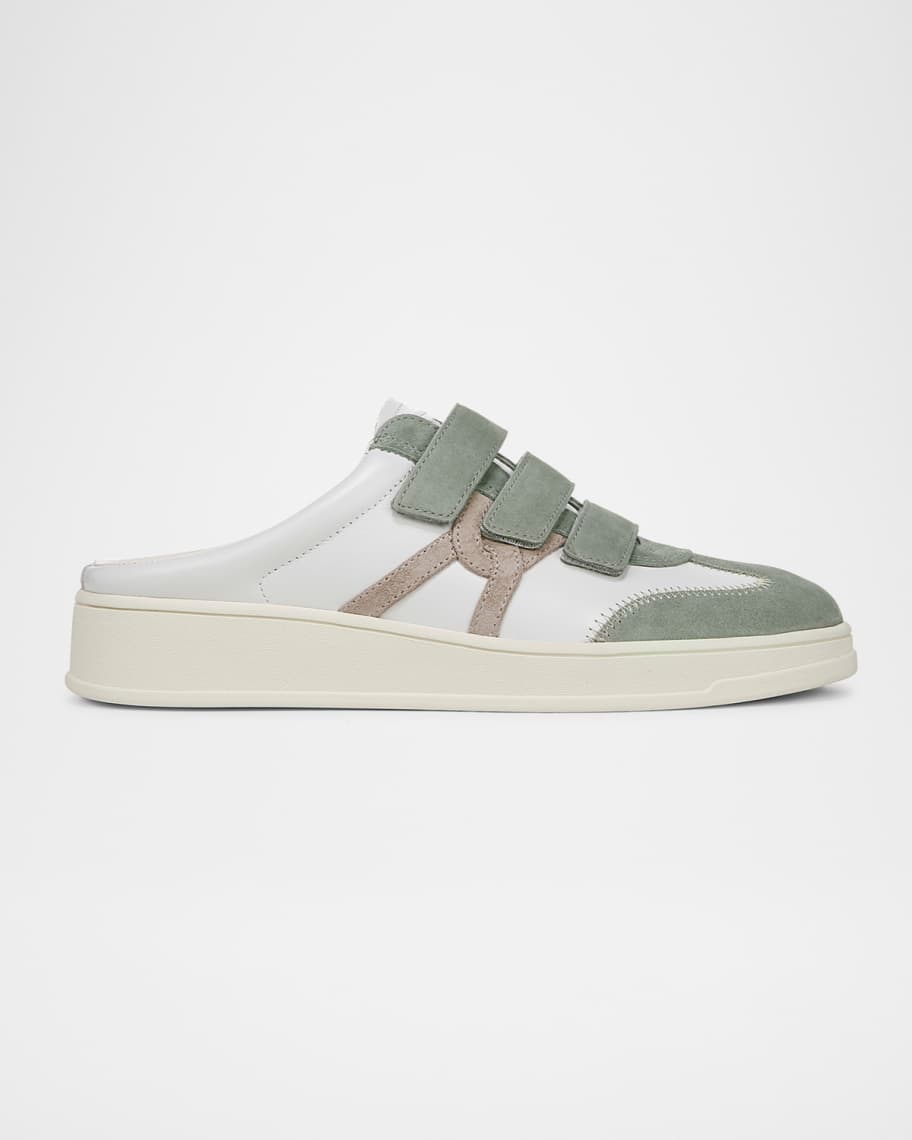 Veronica Beard Reagan Leather Mule Sneakers | Neiman Marcus