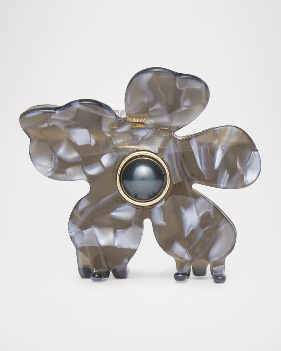 Lele Sadoughi Lily Flower Acetate Jaw Clip | Neiman Marcus