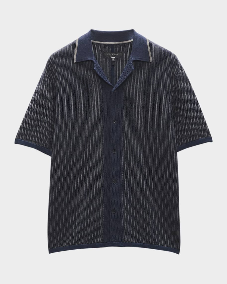 Rag & Bone Men's Harris Camp Shirt | Neiman Marcus