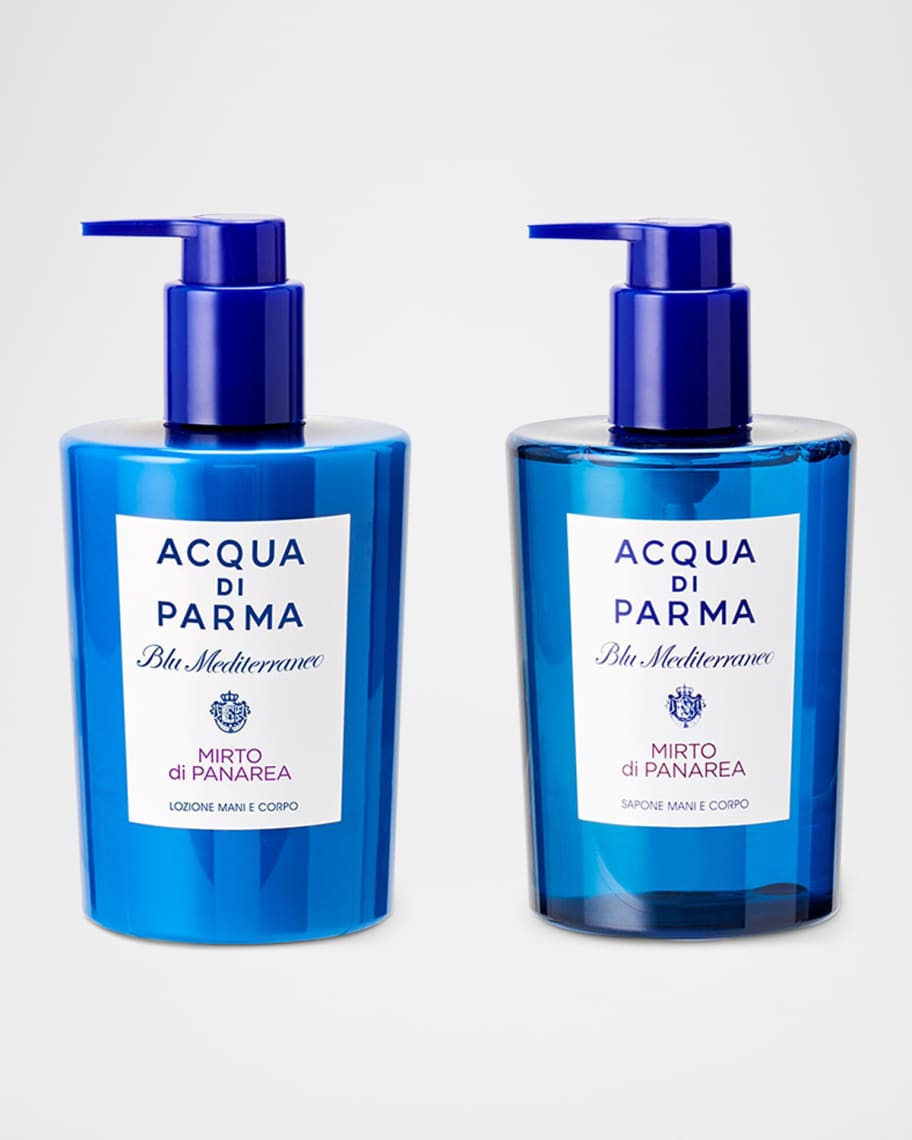 Acqua di Parma Holiday Blue Mediterraneo Mirto di Panarea Body Gift Set ...