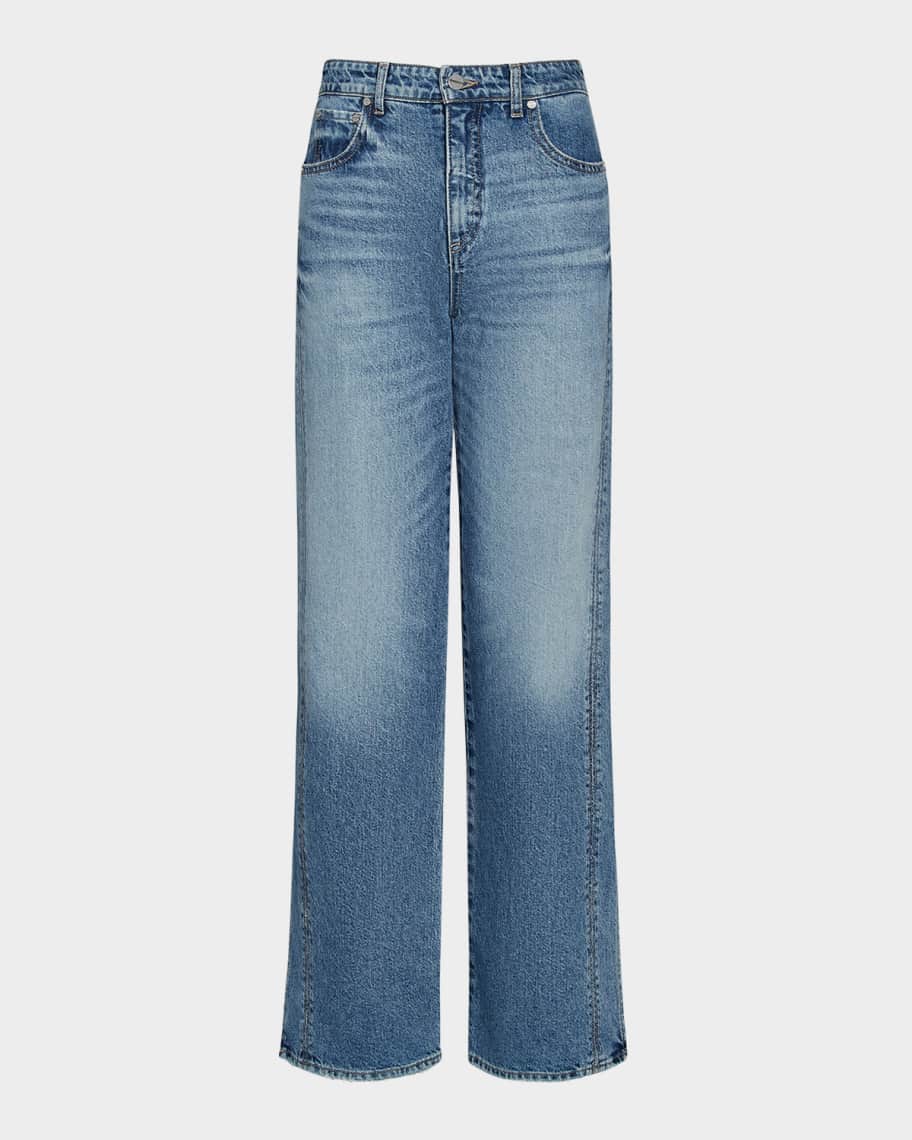 TWP Tangled Up Straight-Leg Jeans | Neiman Marcus