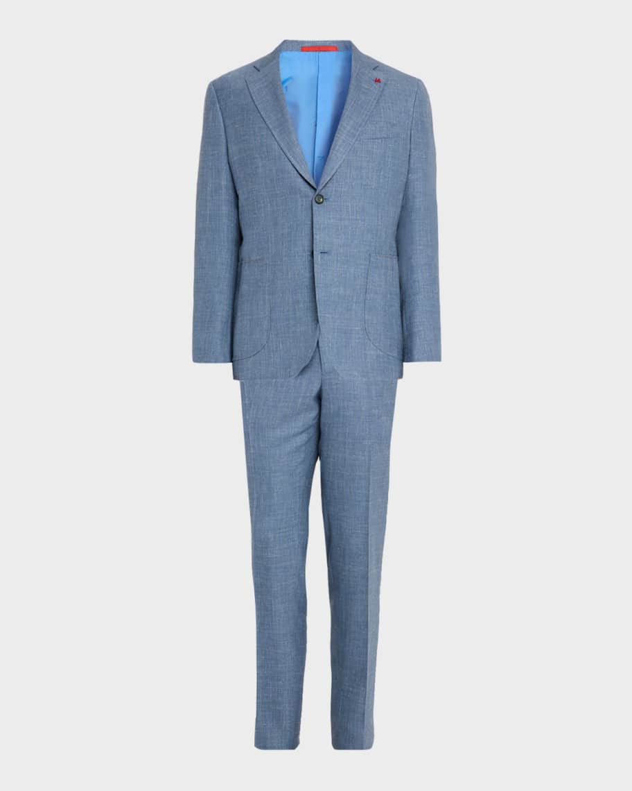 Isaia Men's Thin Stripe Single-Breasted Suit | Neiman Marcus