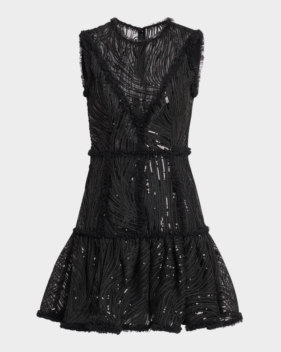 AKNVAS Ellis Sleeveless Lace Mini Dress | Neiman Marcus