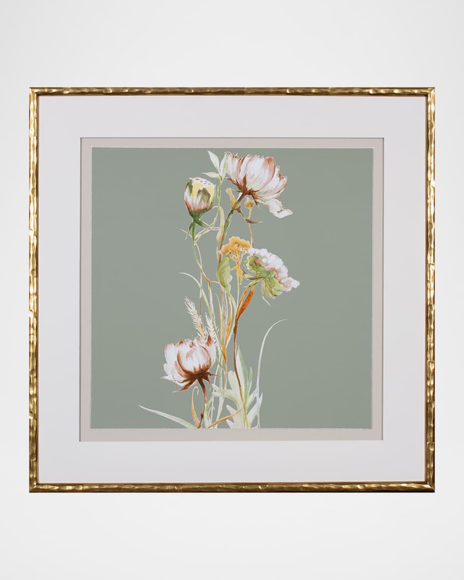 Shadow Catchers "Green Botana I" Framed Giclee | Neiman Marcus