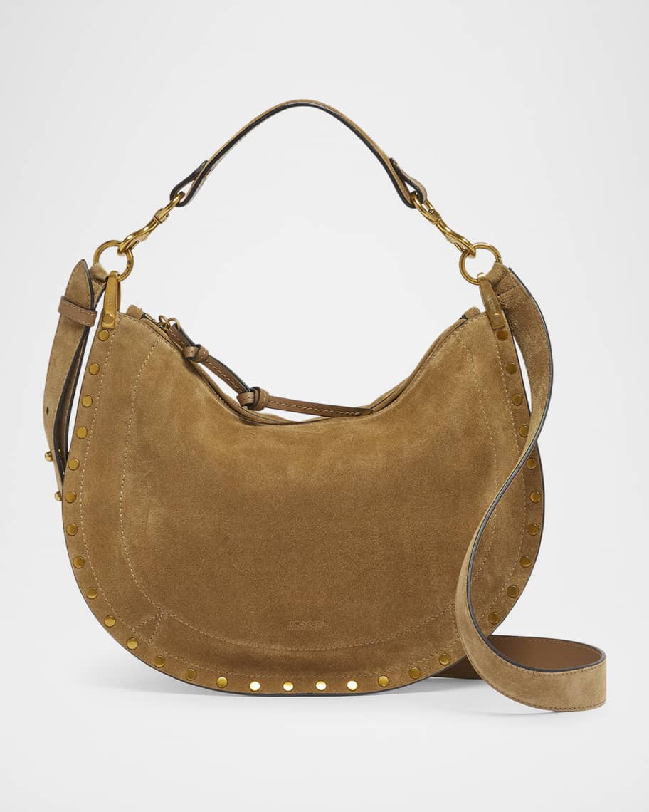 Isabel Marant Oskan Soft Zipped Shoulder Bag | Neiman Marcus