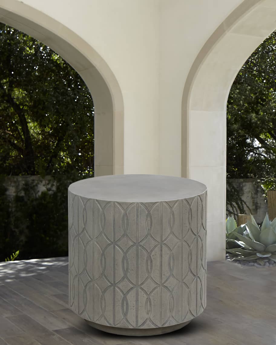Sunset West Trellis Indoor/Outdoor End Table | Neiman Marcus
