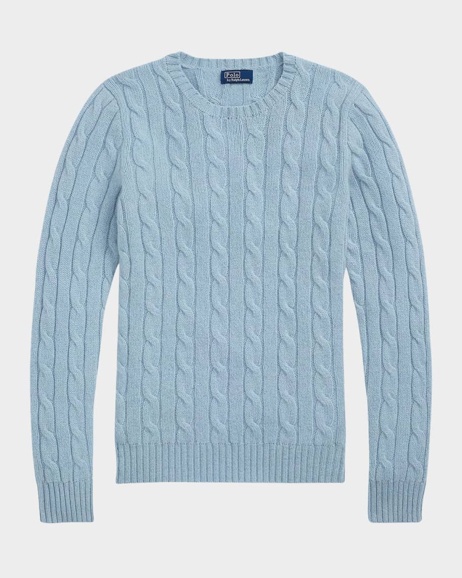 Polo Ralph Lauren Cable-Knit Cashmere Sweater | Neiman Marcus