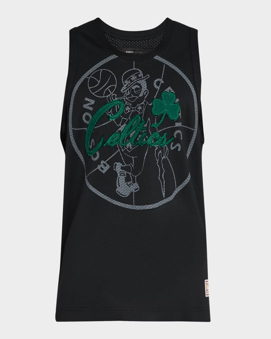 PURPLE Men's Boston Celtics Mesh Jersey Tank Top | Neiman Marcus
