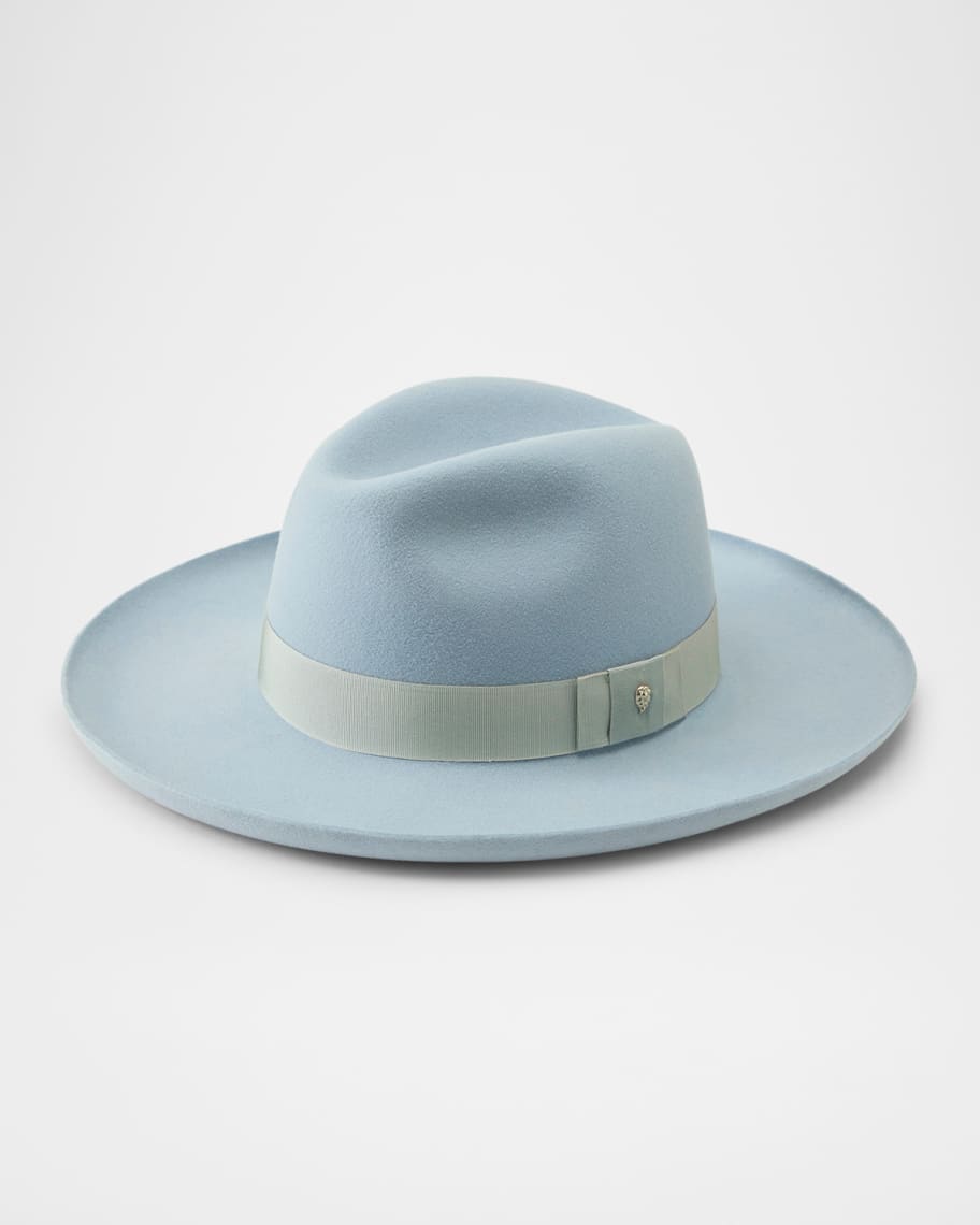 Helen Kaminski Augustine Merino Wool Fedora Hat | Neiman Marcus