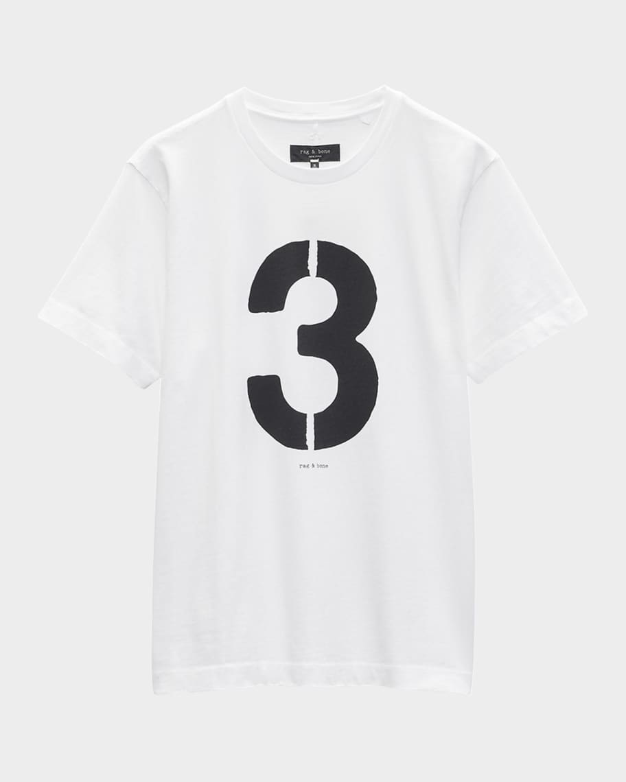 Rag & Bone Men's Numbers Game 3 T-Shirt | Neiman Marcus