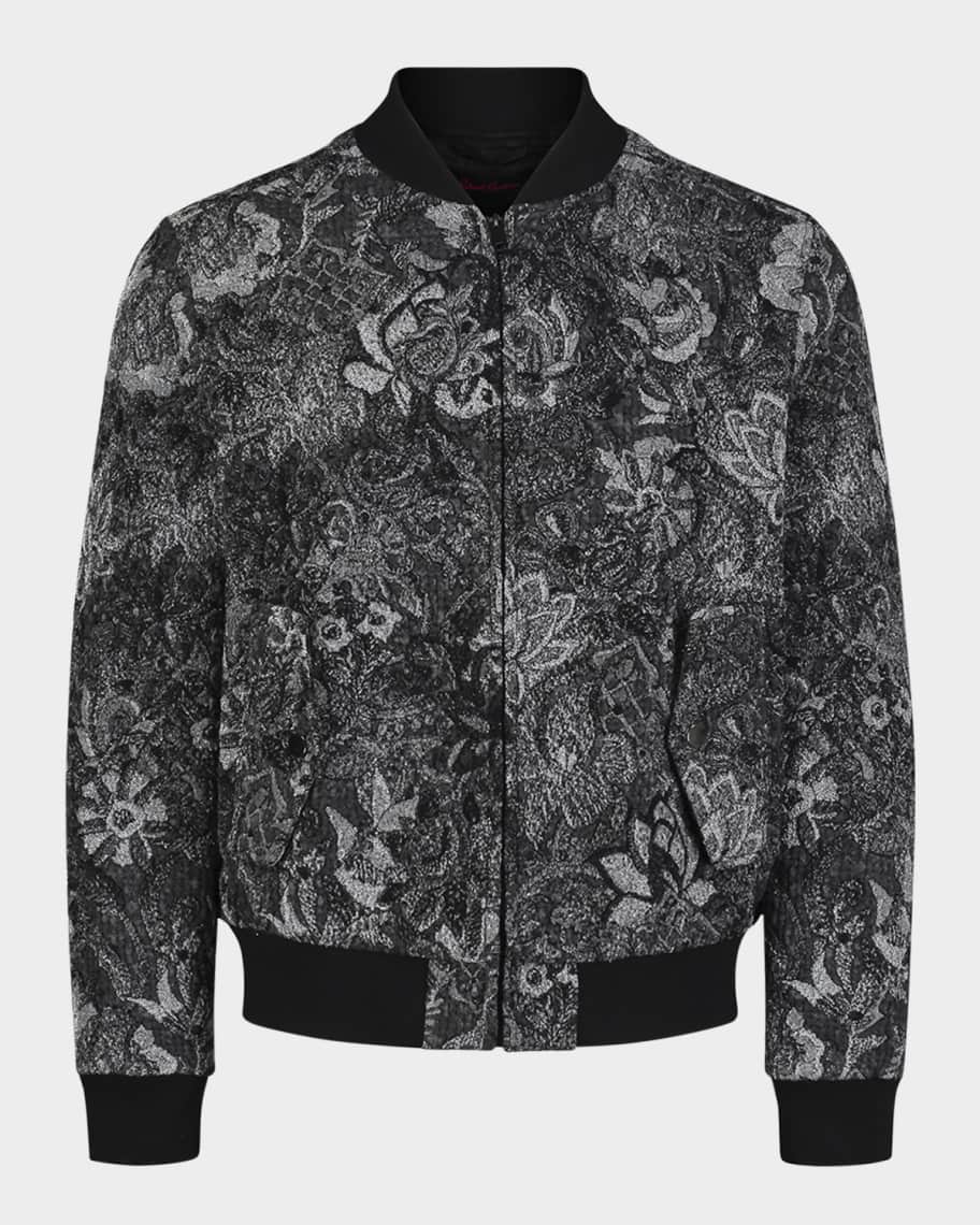 Robert Graham Men's Brody Full-Zip Bomber Jacket | Neiman Marcus