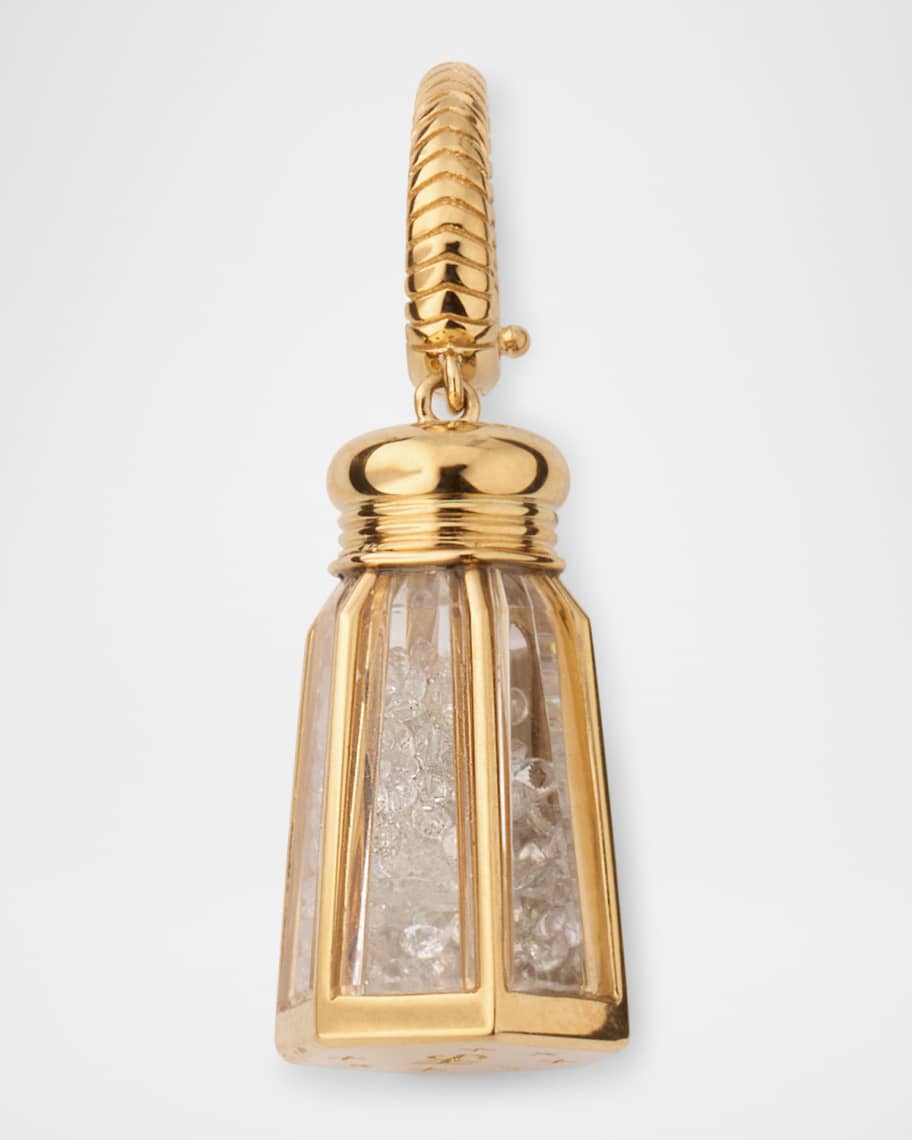 Harwell Godfrey 18K Yellow Gold Mini Lucky Salt Shaker Pendant Charm ...