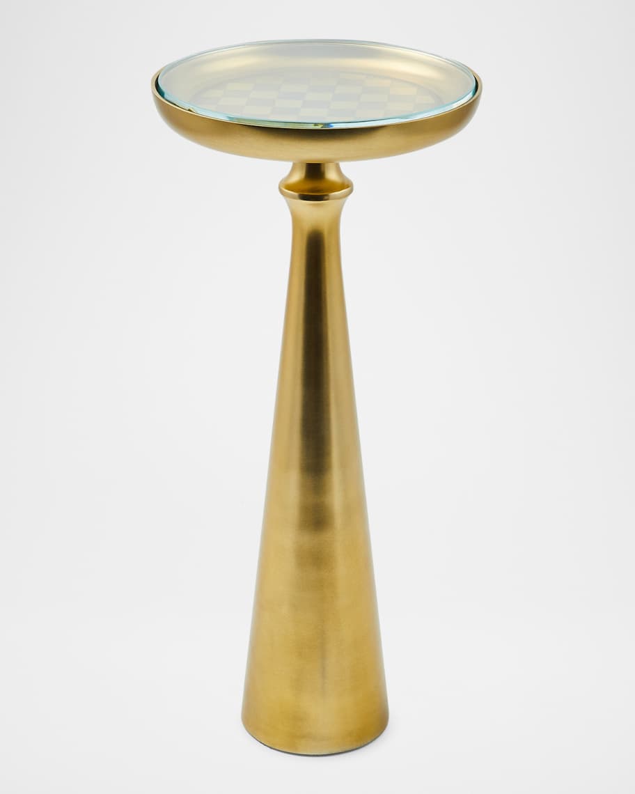 MacKenzie-Childs Checked Cocktail Table | Neiman Marcus