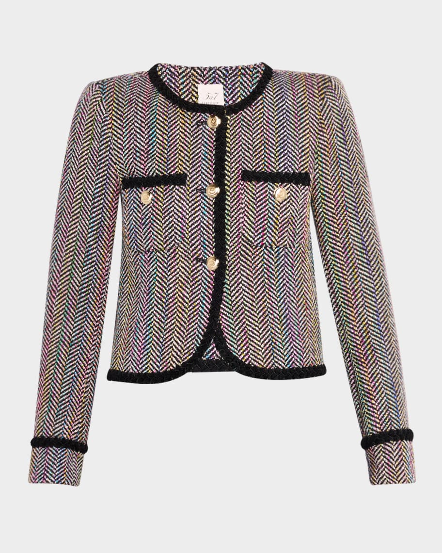 Cinq a Sept Zanda Tweed Jacket | Neiman Marcus