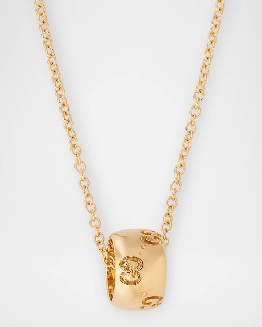 Gucci Icon 18K Yellow Gold GG Necklace | Neiman Marcus