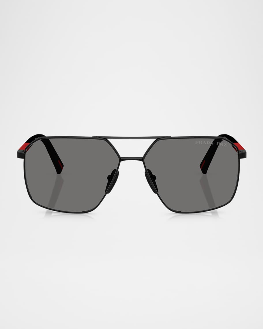 Prada Men's Linea Rossa PS A50S Aviator Sunglasses | Neiman Marcus