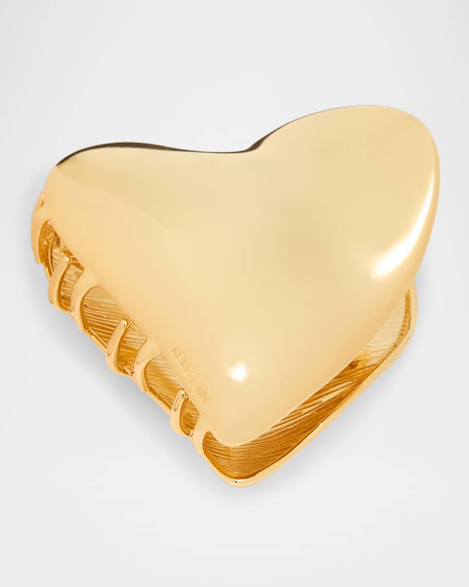 Lelet Ny Gigi Metal Heart Mega Claw Clip | Neiman Marcus