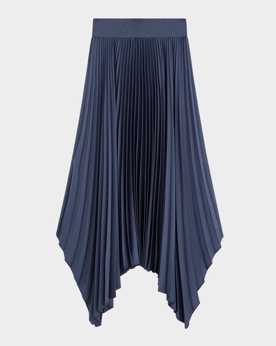 Joseph Ade Pleated Handkerchief Maxi Skirt | Neiman Marcus
