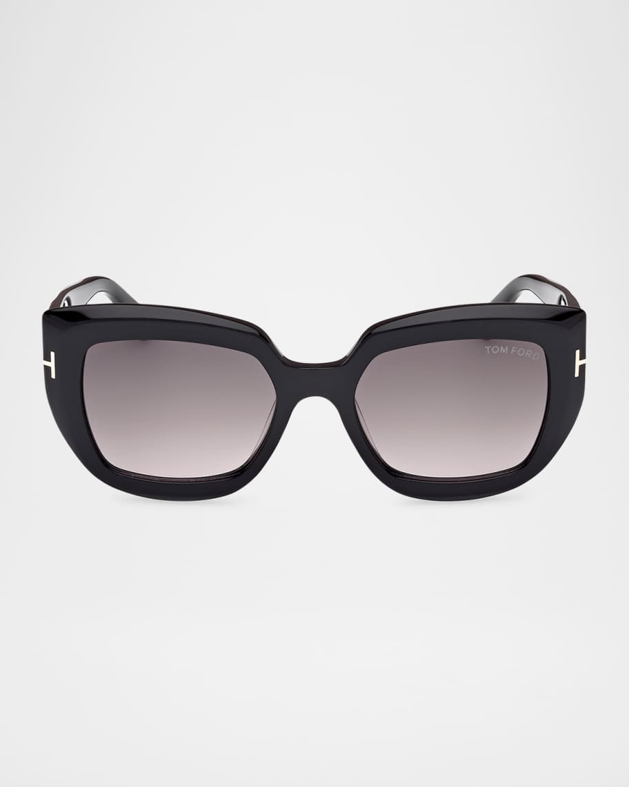 TOM FORD Saltzman Acetate Butterfly Sunglasses | Neiman Marcus