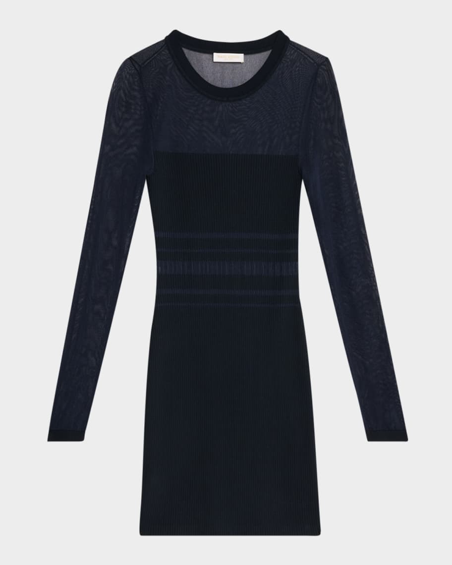 Ramy Brook Corrine Mesh Mini Dress | Neiman Marcus