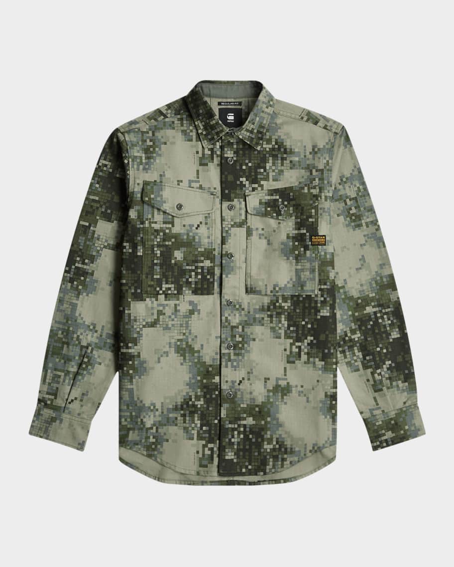 G-STAR RAW Men's Cargo Pocket Casual Button-Down Shirt | Neiman Marcus
