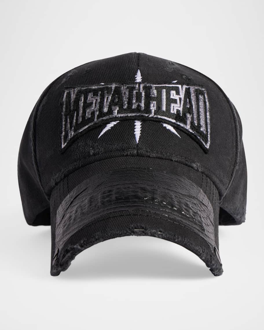 Balenciaga Men's Metalhead Baseball Cap | Neiman Marcus