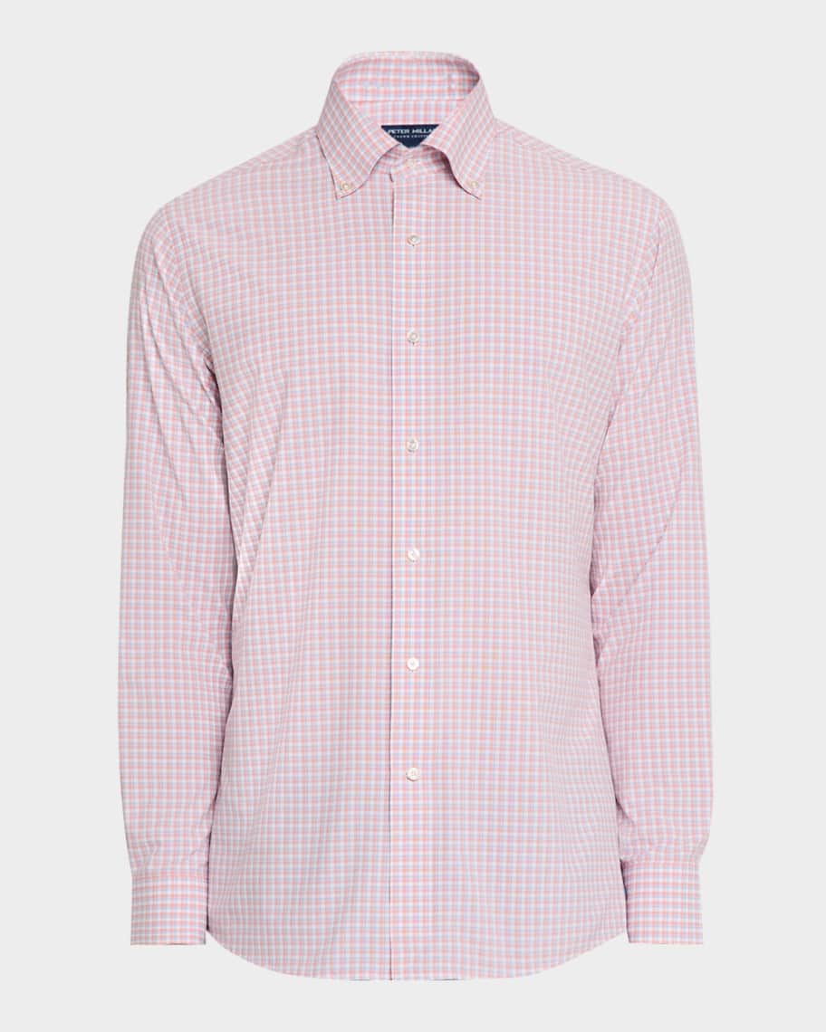 Peter Millar Men's Crafted Mingus Performance Poplin Sport Shirt ...