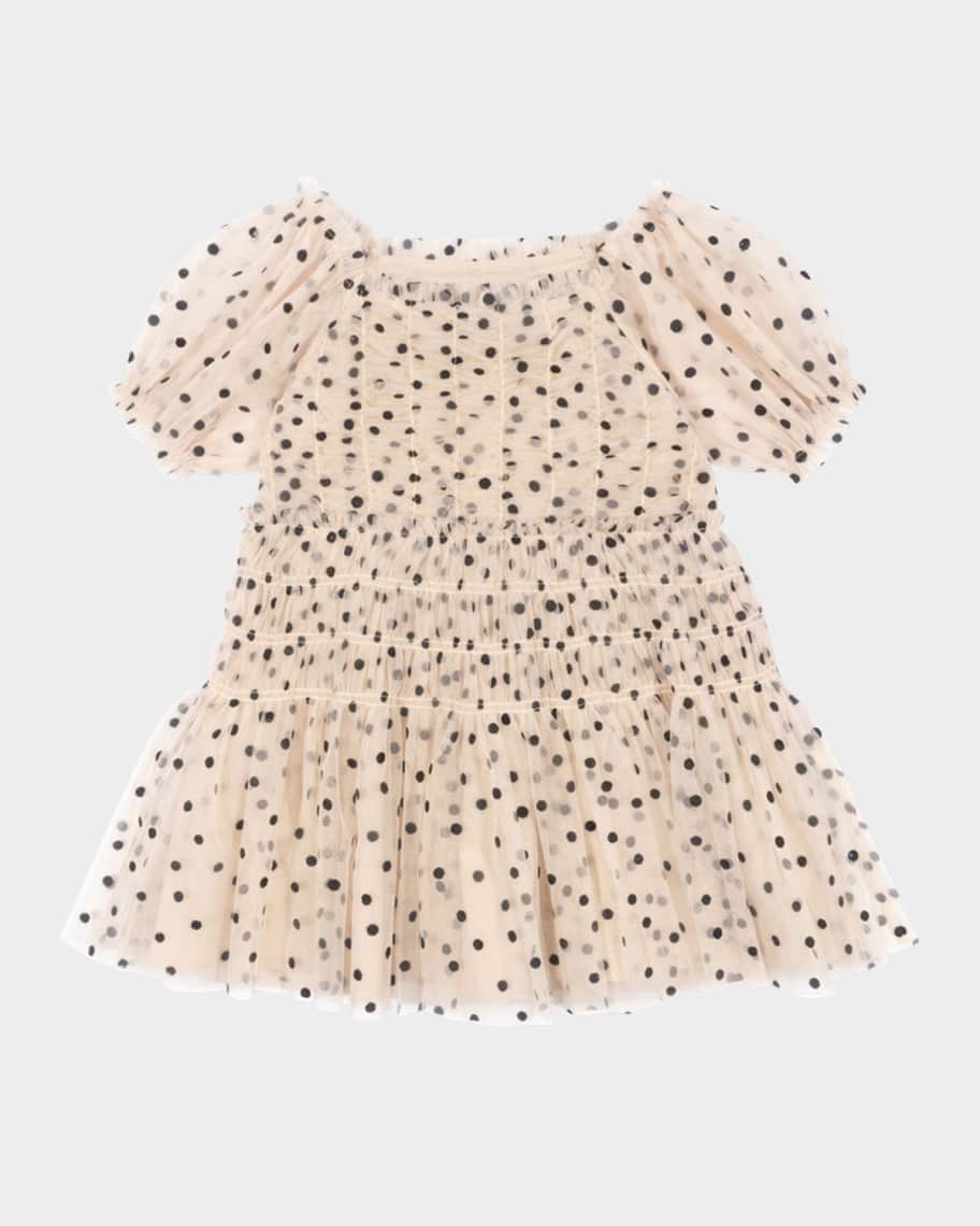 Konges Slojd Girl's Charlene Polka Dot Tulle Dress, Size 18M-10 ...
