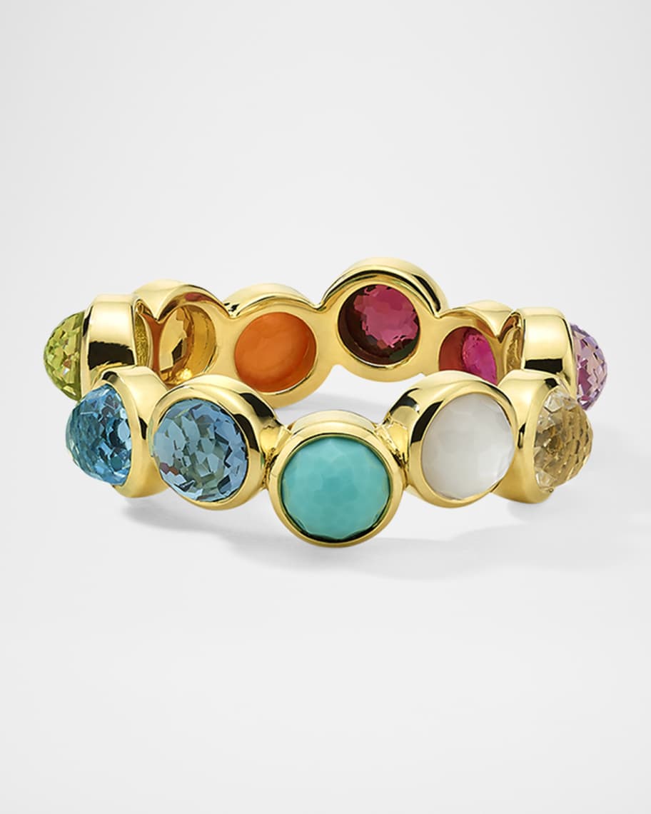 Ippolita 18K Gold Lollipop Bubble Ring in Rainbow | Neiman Marcus