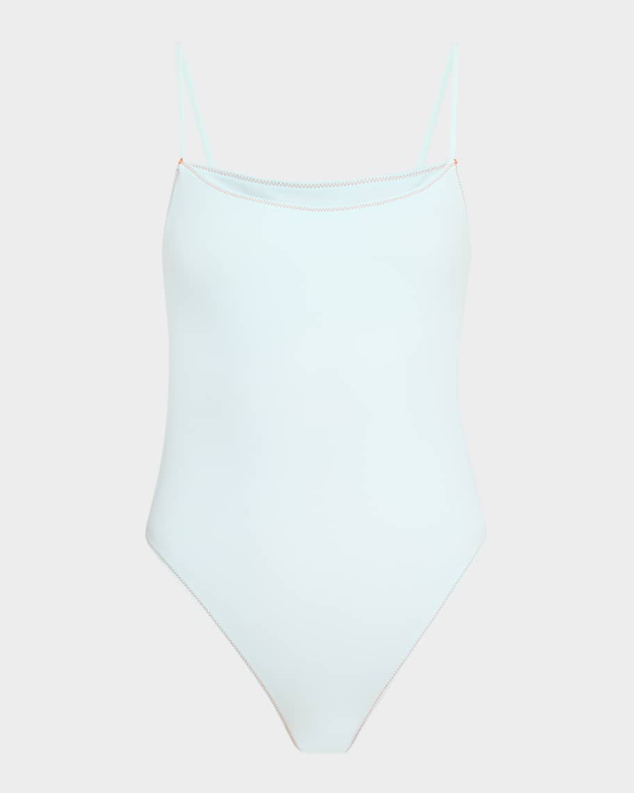 Solid and Striped The Renna One-Piece Swimsuit | Neiman Marcus