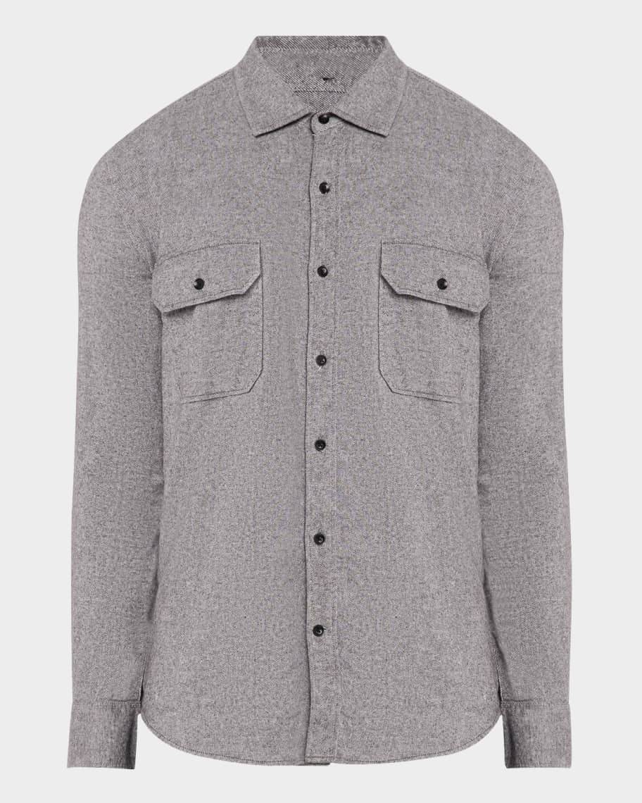 Joe's Jeans Men's Chester Flannel Button-Down Shirt | Neiman Marcus