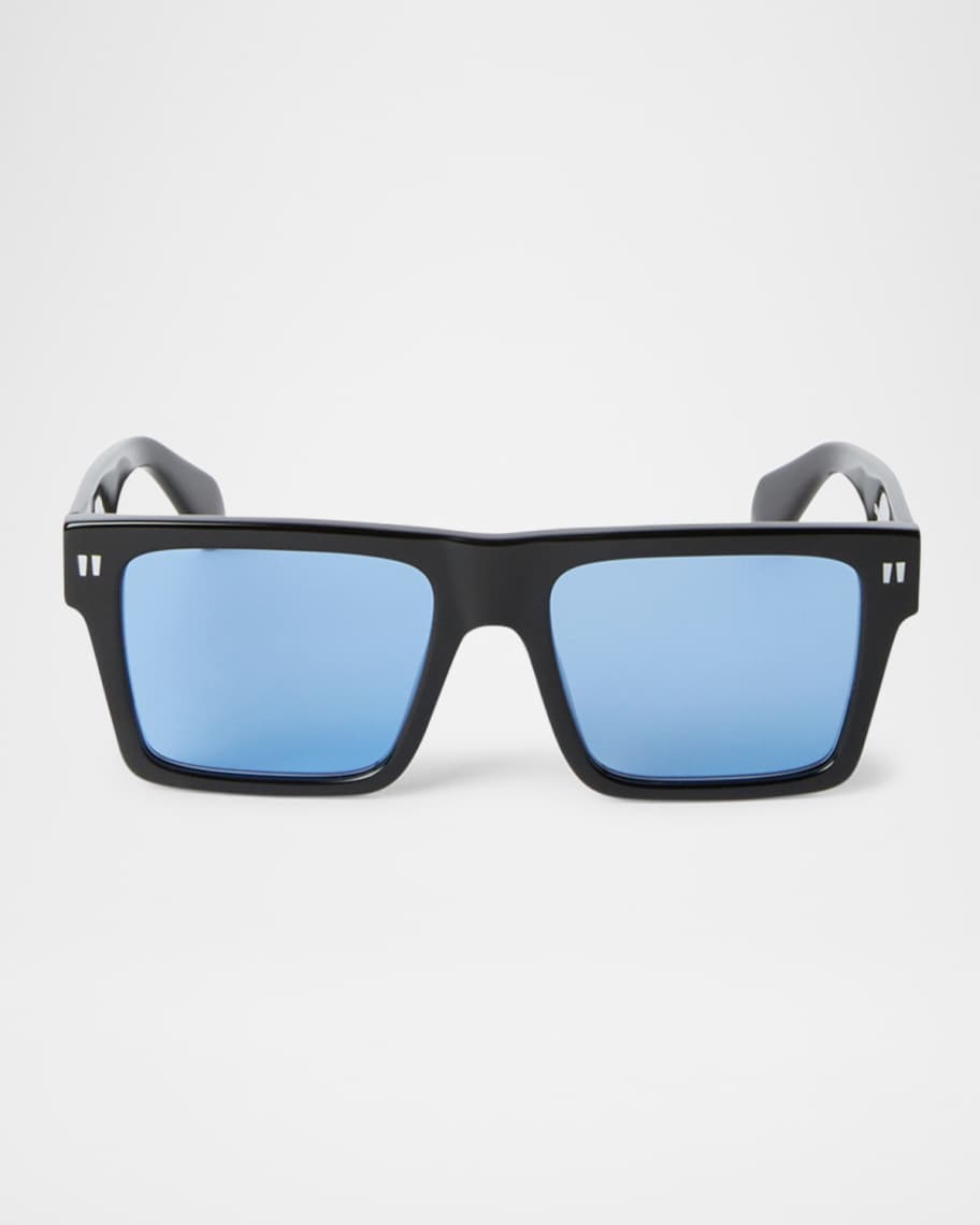 Off-White Men's Lawton Acetate Square Sunglasses | Neiman Marcus