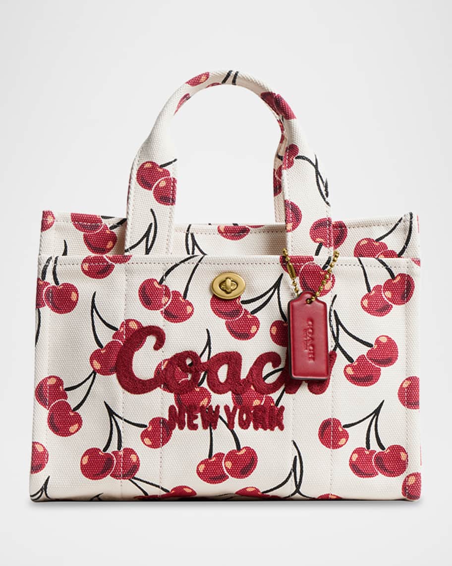 Coach Cargo 26 Cherry-Print Tote Bag | Neiman Marcus