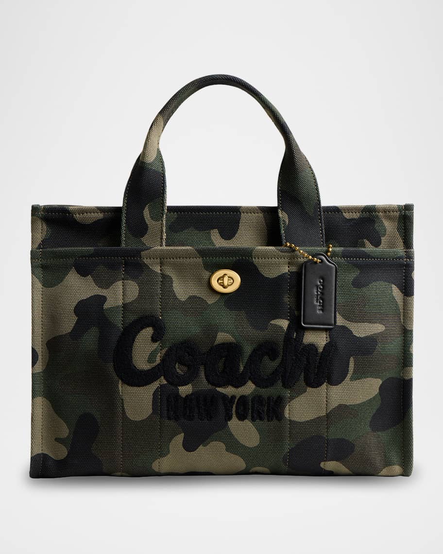 Coach Cargo Camo Printed Canvas Tote Bag | Neiman Marcus