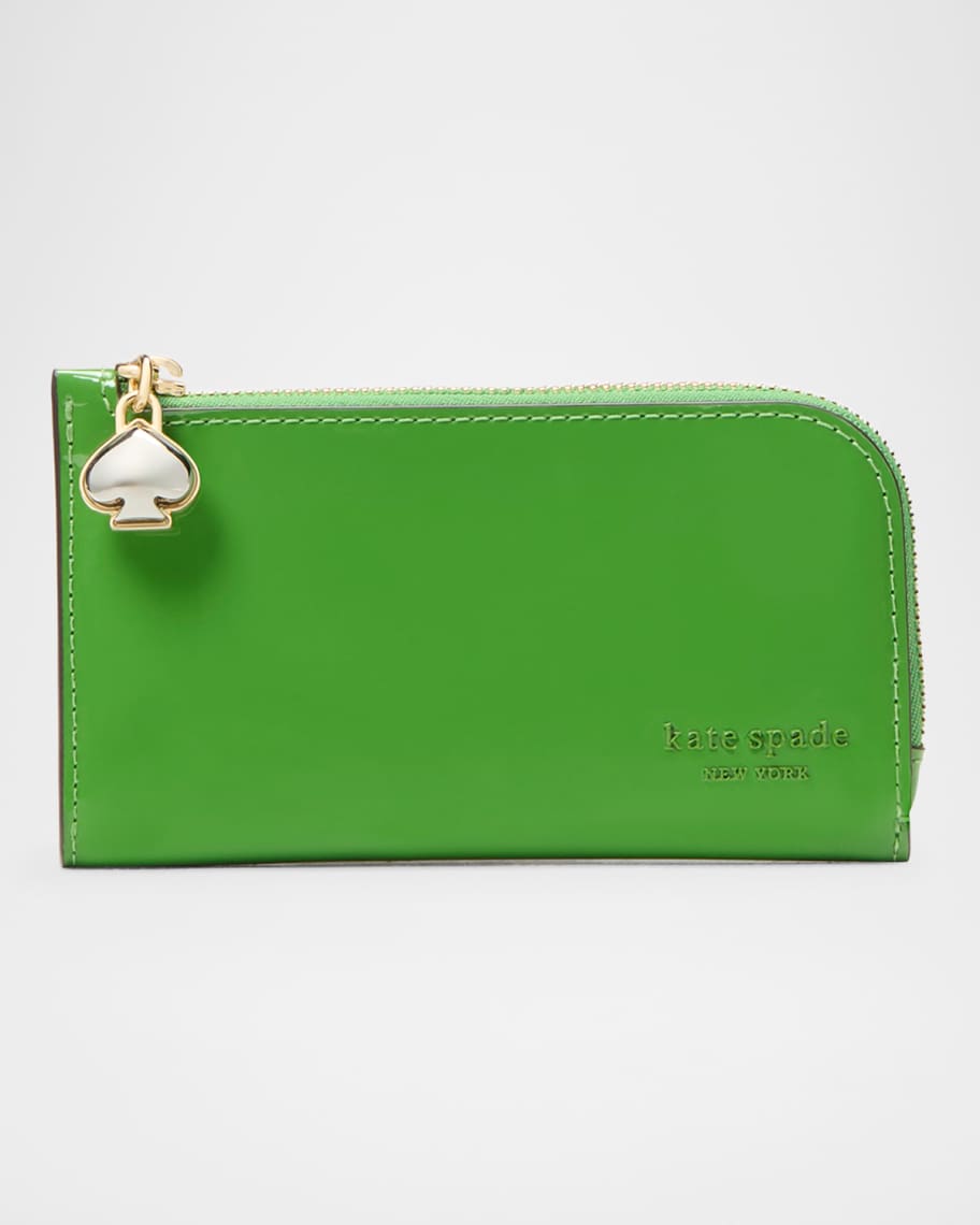 kate spade new york devin small patent leather bifold wallet | Neiman ...